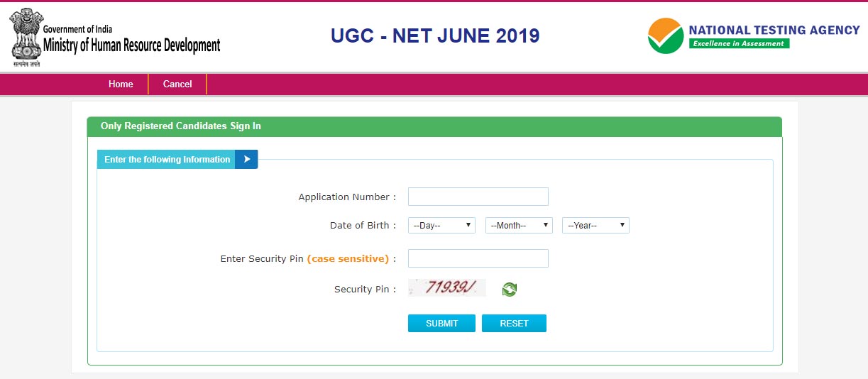 NTA NET JUNE 2019 ADMIT CARD - UPS Education
