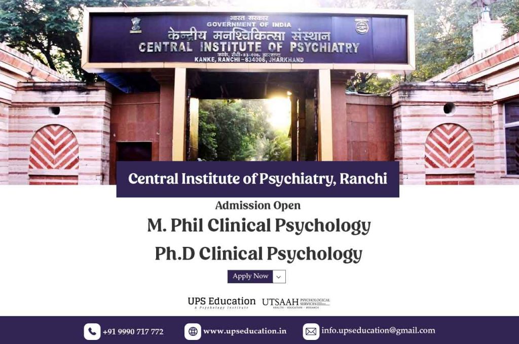 M. Phil Clinical Psychology & Ph.D Clinical Psychology Admission Open ...