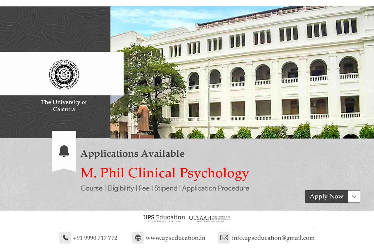 M.Phil Clinical Psychology Admission Open at the University of Calcutta ...