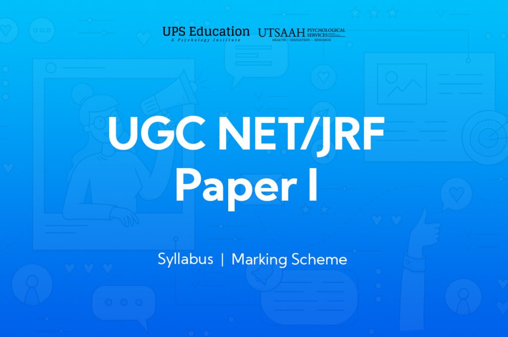 UGC NET Paper 1 Syllabus - UPS Education