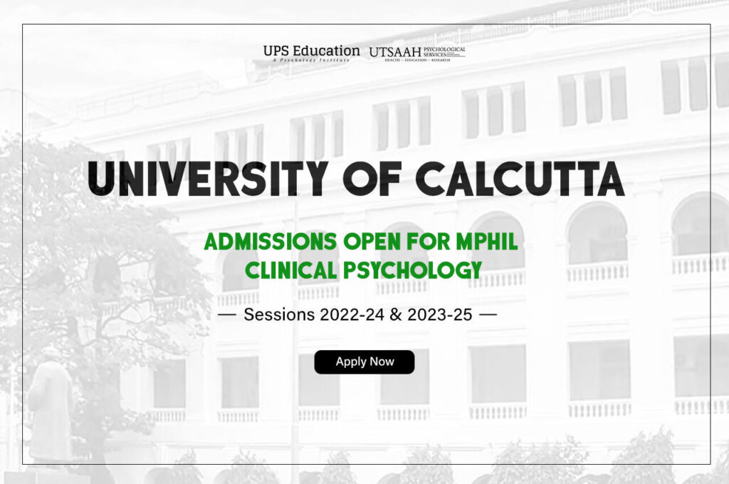MPhil Clinical Psychology Applications | University of Calcutta - UPS ...