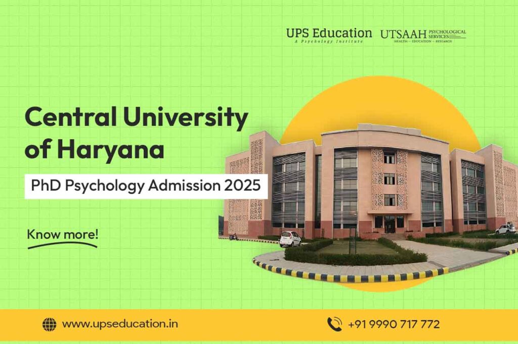 Central University of Haryana PhD Psychology Admission 2025
