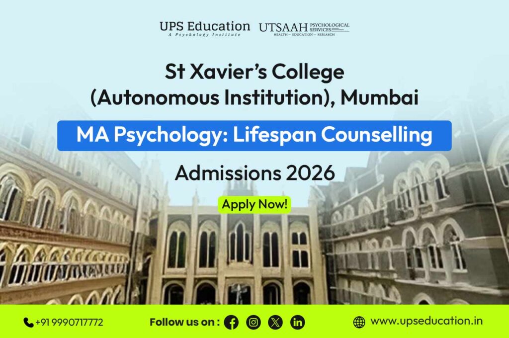 St Xavier’s College Mumbai MA Psychology Admissions 2026